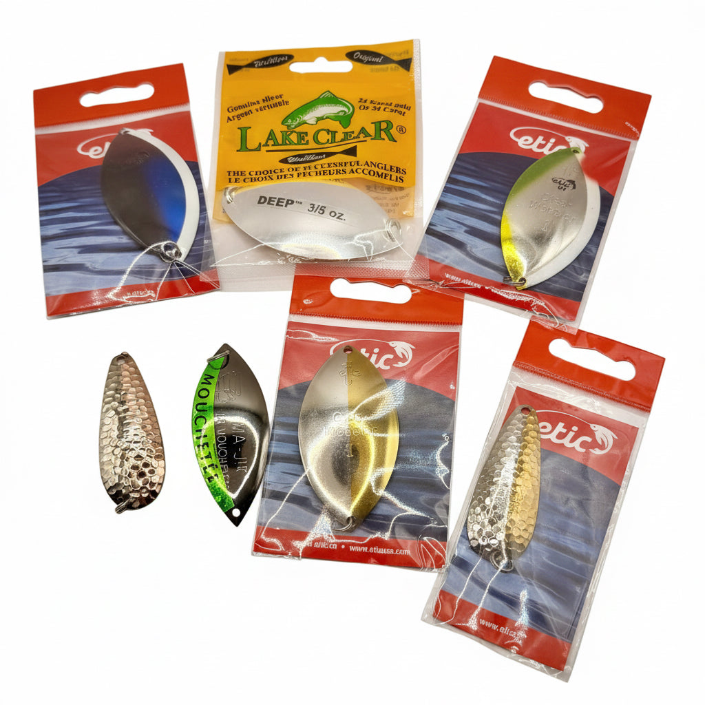 Kit truite cuillères performantes | Ensemble de pêche – Kit de pêche